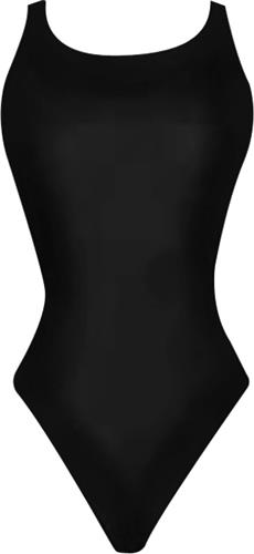 E32846 Adoretex Womens Solid Speed Back 1 Piece Swimsuit