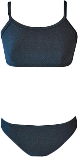 Adoretex Womens 2 Piece Solid Narrow Back Swimsuit - Swimming Equipment ...