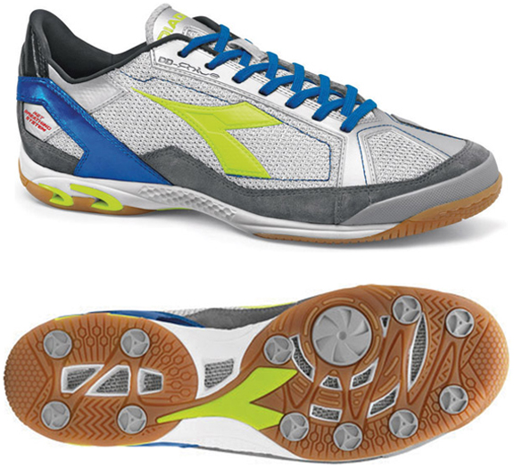 Diadora DD-Fhive N IDX Soccer Shoes -Silver/Yellow - Soccer Equipment ...