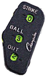 Champion 3 Wheel Baseball Umpire Indicator (DOZEN) - Baseball Equipment ...