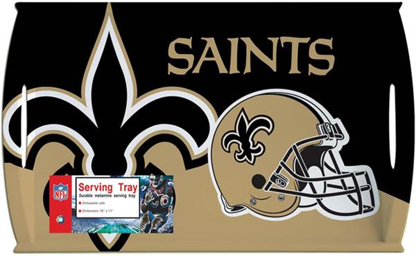 NFL New Orleans Saints 11" x 18" Serving Tray - Fan Gear