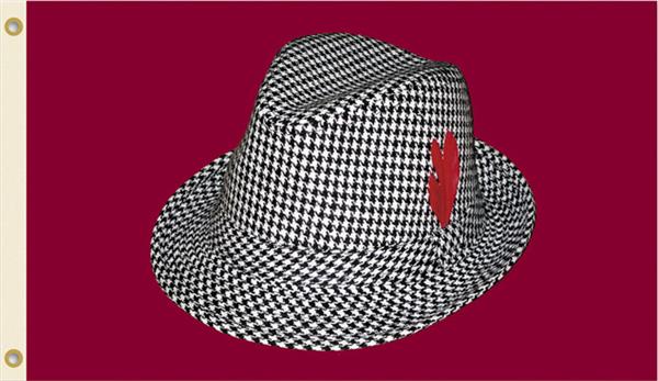 COLLEGIATE Alabama Houndstooth Hat 3' x 5' Flag - Fan Gear