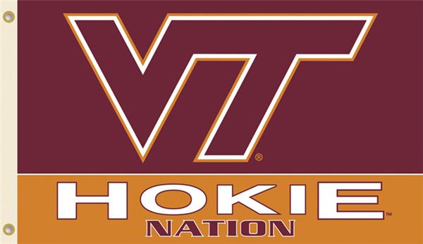 COLLEGIATE Virginia Tech Hokie Nation 3' x 5' Flag - Fan Gear