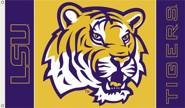 COLLEGIATE LSU 2-Sided 3' x 5' Flag - Fan Gear