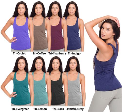 American Apparel Womens Tri-Blend Racerback Tank - Soccer Equipment and ...