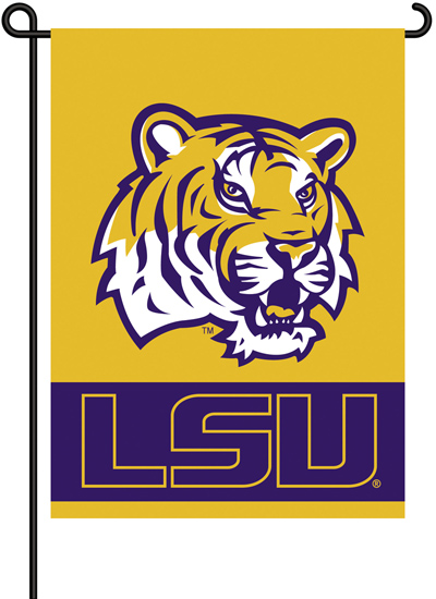 COLLEGIATE LSU 2-Sided 13" x 18" Garden Flag - Fan Gear