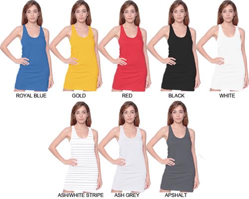 American Apparel Fine Jersey Racerback Tank Dress - Cheerleading ...