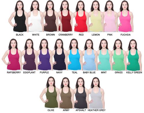 American Apparel Womens Rib Racerback Tank - Volleyball Equipment and Gear
