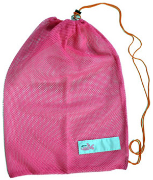 Dolfin Swimwear Pink Mesh Sling Bags - Soccer Equipment and Gear