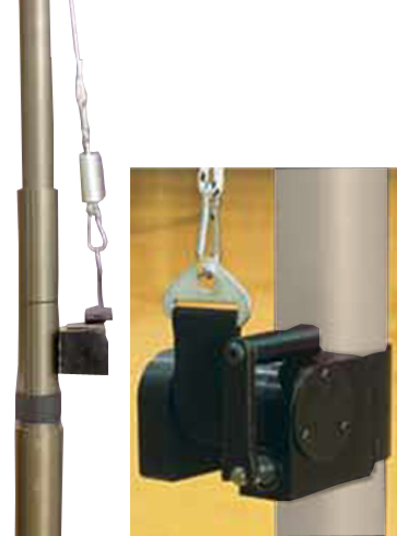 VB40 Post & Net Winch Magic Self-Storing System - Volleyball Equipment ...