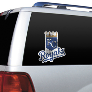 MLB Kansas City Royals Auto Diecut Window Film - Baseball Equipment & Gear
