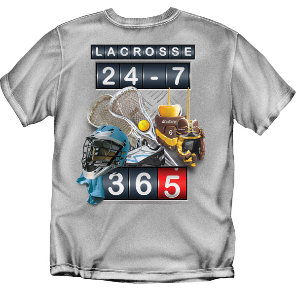 Lacrosse 24-7-365 lacrosse tshirts gifts - Lacrosse Equipment and Gear