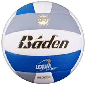 Baden Lexum Composite Blu/Wht/Gry Volleyball - Volleyball Equipment and ...