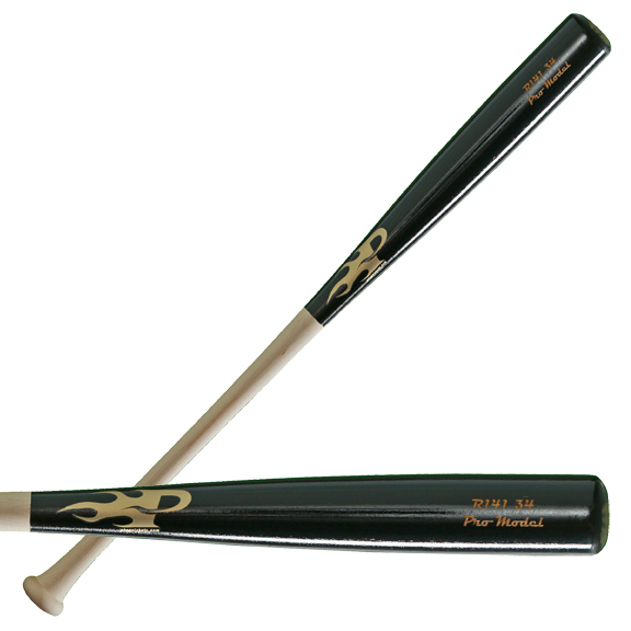 Phoenix Bat R141 Black Barrel Wood Baseball Bats - Baseball Equipment ...