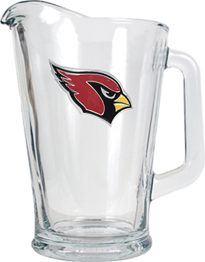 NFL Arizona Cardinals 1/2 Gallon Glass Pitcher - Fan Gear