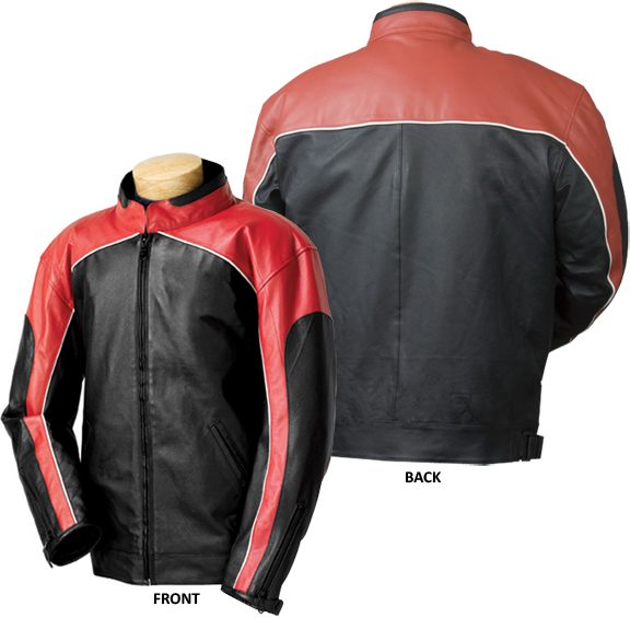 Burk's Bay Racing Leather Jacket - Cheerleading Equipment and Gear