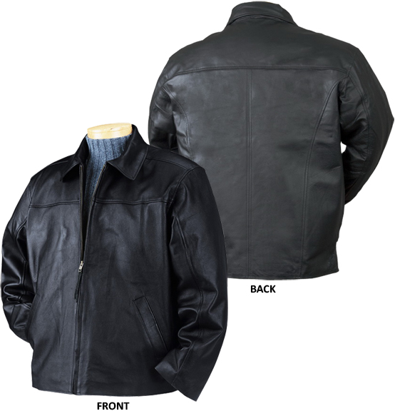 E37634 Burk's Bay Napa Driving Leather Jacket