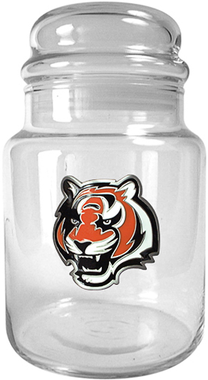 E37771 NFL Cincinnati Bengals Glass Candy Jar