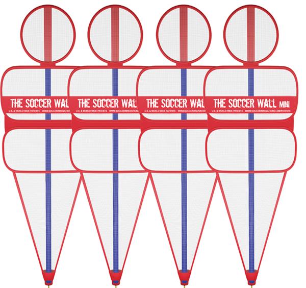 Soccer Wall Mini Soccer Wall Club Sets (Set 4) - Soccer Equipment and Gear