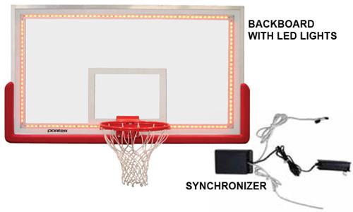 Porter FIBA Backboard w/ LED Lights & Synchronizer - Basketball ...