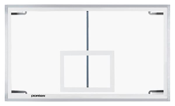 Porter Pro-Strut Glass Basketball 72"x42" Backboard 204 - Basketball ...