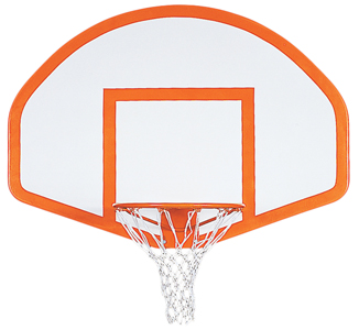 E38557 Porter Fiberglass Basketball Backboard - 54" x 39"