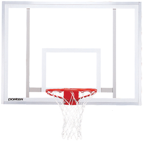 Rectangular Basketball Glass Backboard 54" x 39" - Basketball Equipment ...