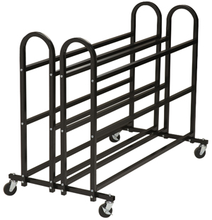 Porter Heavy-Duty Basketball Carts - Double 3-Tier - Basketball ...
