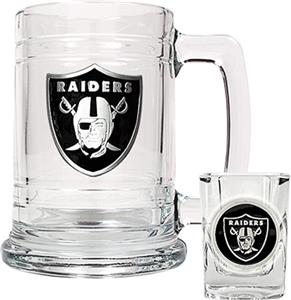 NFL Oakland Raiders Boilermaker Gift Set - Fan Gear