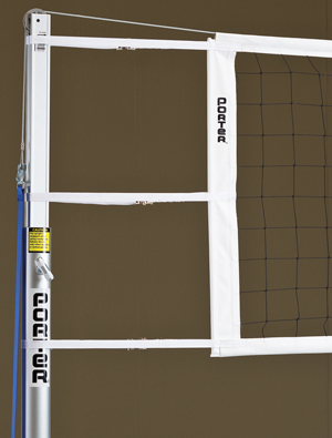 Porter Super-Net Volleyball Net - 32' x 39" - Volleyball Equipment and Gear