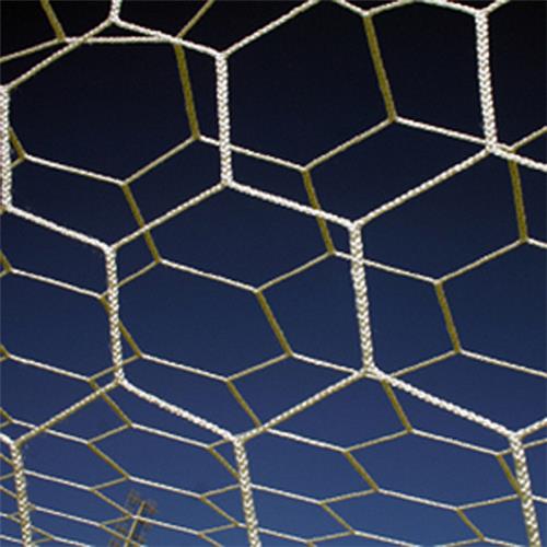 All Goals 8'x24'x4'x10' Hexagon 3mm Soccer Nets - Soccer Equipment and Gear