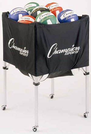 CHAMPION Deluxe Model volleyball carts VC100 - Volleyball Equipment and ...