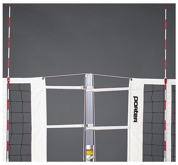 Porter Powr Line 3.5" Telescoping Center Volleyball Standards (EACH ...