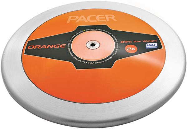 Gill Athletics NCAA/IAAF Pacer Orange Discus - Playground Equipment and ...