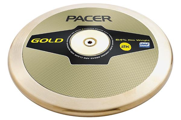 Gill Athletics NCAA/IAAF Pacer Gold Discus - Soccer Equipment and Gear