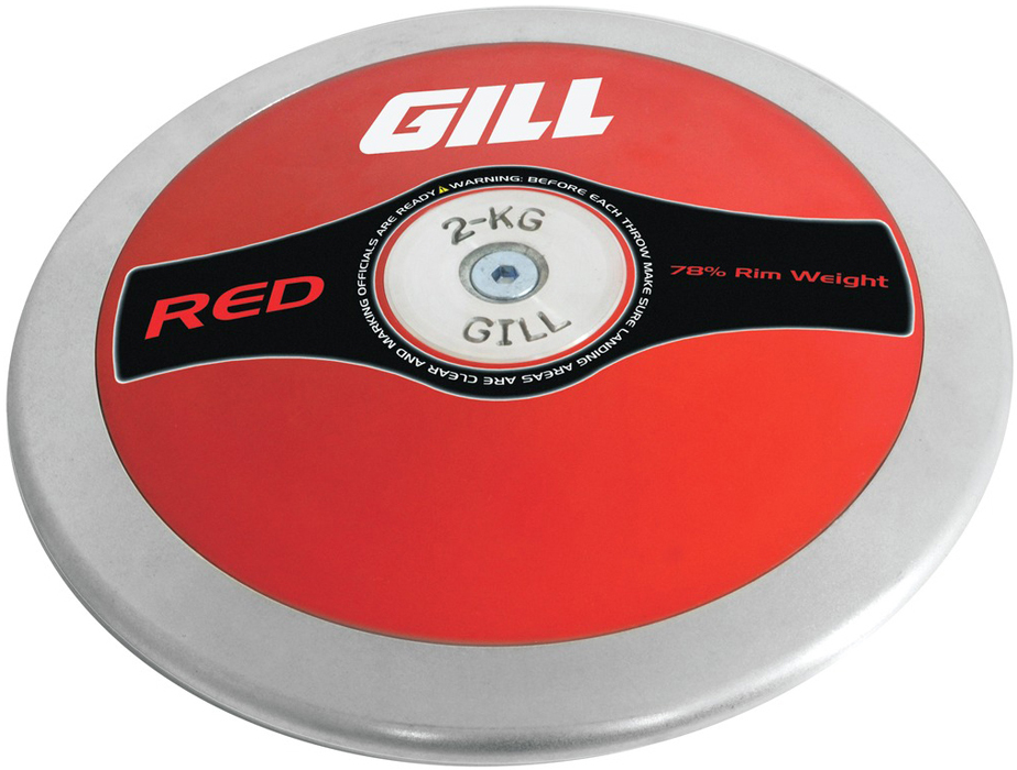 E40266 Gill Athletics NCAA/IAAF Gill Red Discus
