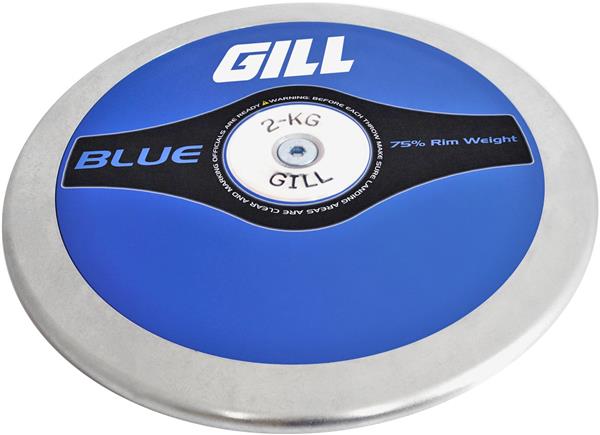 Gill Athletics NCAA/IAAF Gill Blue Discus - Playground Equipment and Gear
