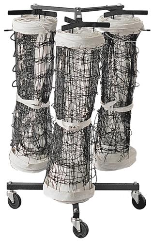 Porter Sidewinder-Triple Volleyball Net Storage - Volleyball Equipment ...