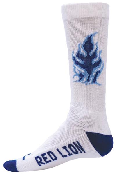 Red Lion Blue Flame Crew Sock - Closeout Sale - Soccer Equipment and Gear