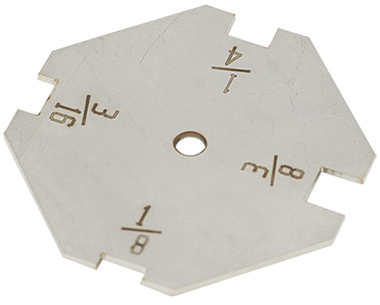 Gill Athletics Officials Spike Gauge - Playground Equipment and Gear