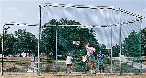 Gill Athletics Pro Down Discus Cage Net - Playground Equipment and Gear
