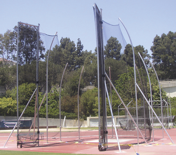 Gill Athletics IAAF Tall Hammer/Discus Cage Nets - Playground Equipment ...