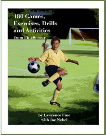 180 Soccer Games, Exercises & Drills (BOOK) - Soccer Equipment and Gear