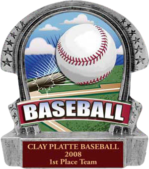 Resin Custom Baseball Trophies - Baseball Equipment & Gear
