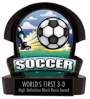 Resin Custom Soccer Trophy Trophies - Soccer Equipment and Gear