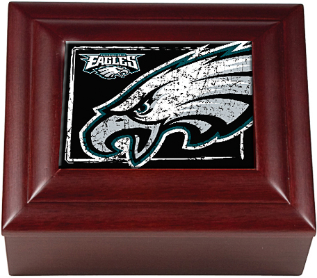NFL Philadelphia Eagles Mahogany Keepsake Box - Fan Gear