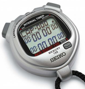 Gill Athletics Seiko S057 Stopwatch - Soccer Equipment and Gear