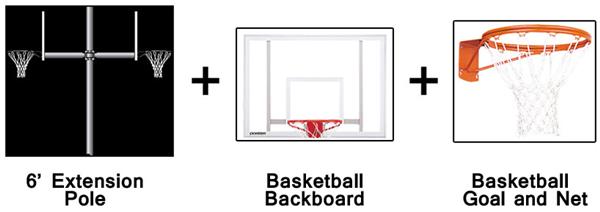 Create-Your-Own Back-To-Back Basketball System-6' - Basketball ...
