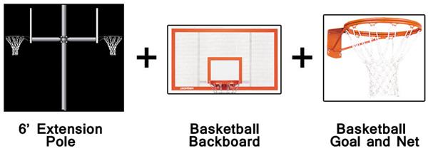 Create-Your-Own Back-To-Back Basketball System-6' - Basketball ...