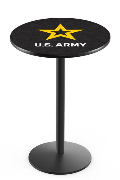 Holland United States Army Round Base Pub Table - Fan Gear